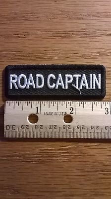 BIKER CLUB PATCH "ROAD CAPTAIN" NEW NICE | eBay