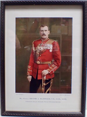 Major-General Hector A MacDonald Custom Framed Military Print #20 w ...