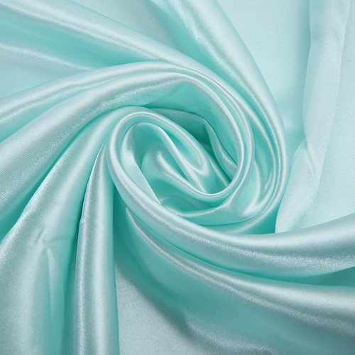(1,31€/m²) 3 Meter Satin Hell Mint Stoff Glanz Gardinen Dekostoff ...