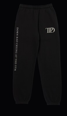 NWT Official Taylor Swift TTPD Down Bad Crying At The Gym Black ...