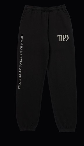 NWT Official Taylor Swift TTPD Down Bad Crying At The Gym Black ...