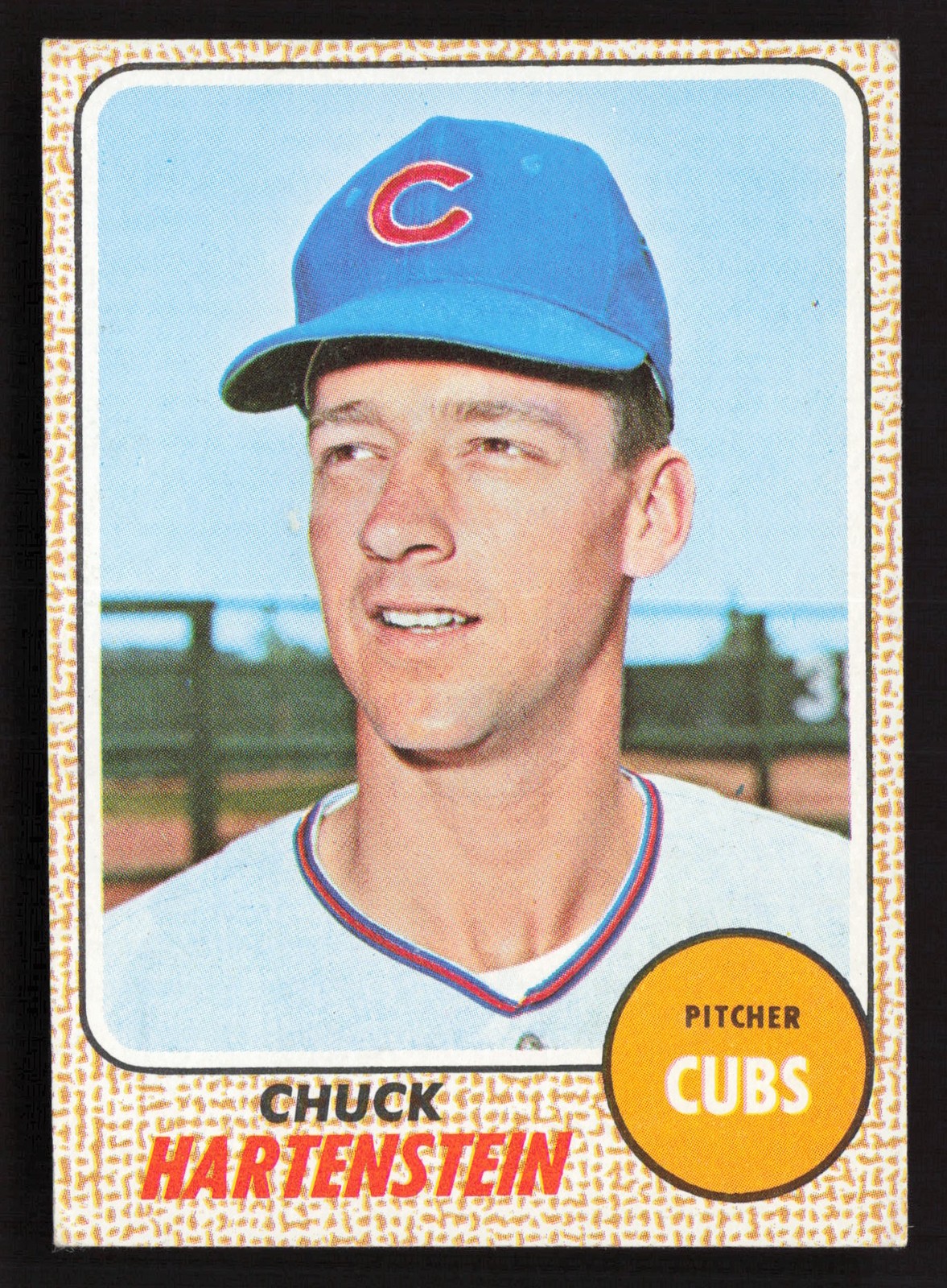 Chuck Hartenstein 1968 Topps Rookie #13 Chicago Cubs VG-EX CR | eBay