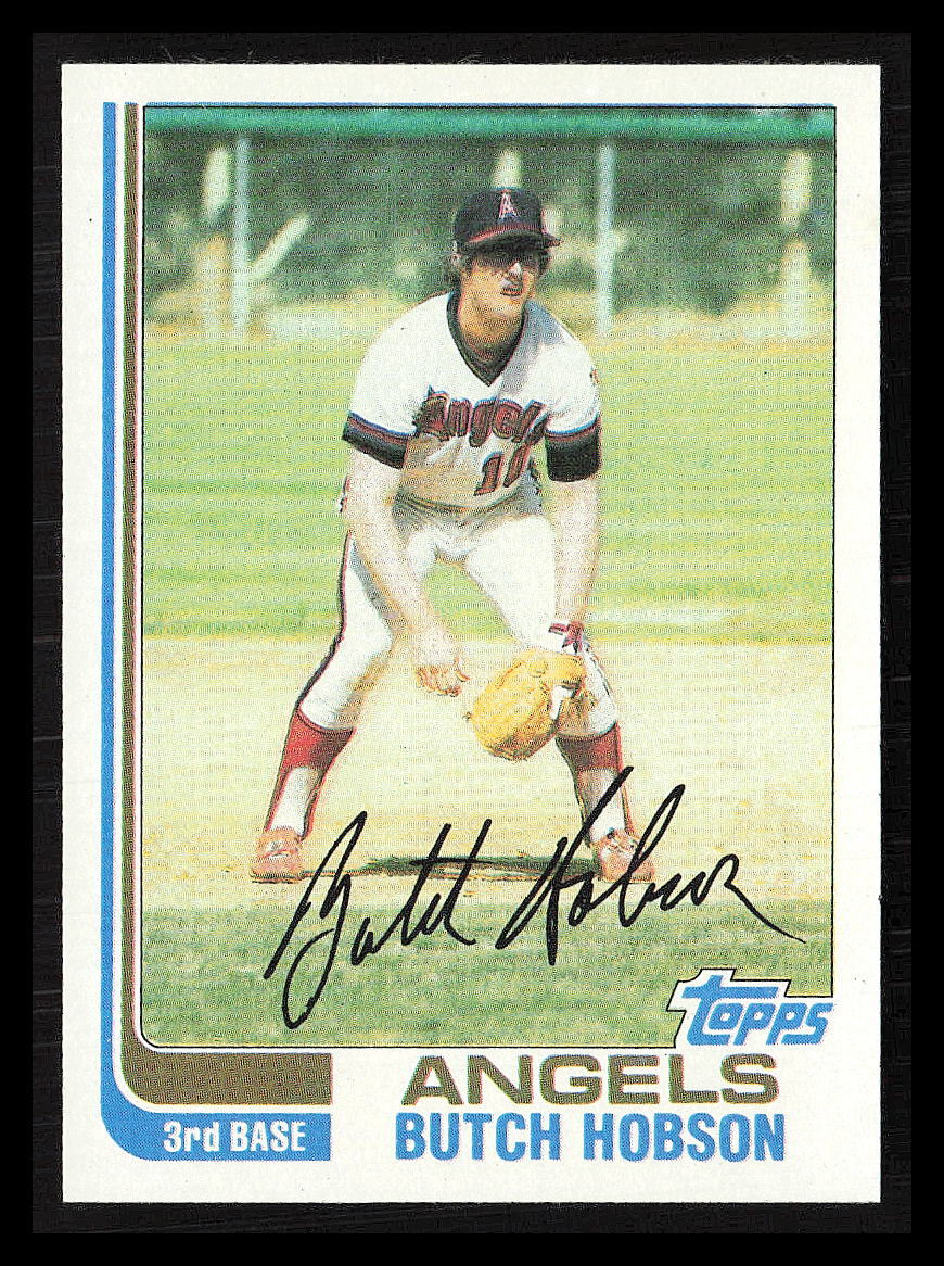 Butch Hobson 1982 Topps #357 California Angels | eBay