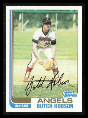 Butch Hobson 1982 Topps #357 California Angels | eBay