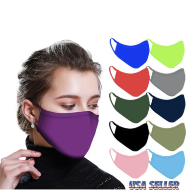 color face mask solid color face mask you choose color women and men ...