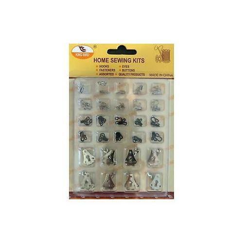 HOOK AND EYE BRA FASTENER METAL DRESS SKIRT SEW ON REPLACEMENT REPAIR ...