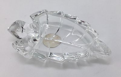 Lead Crystal Small Leaf Trinket Dish 160614/TWD | eBay
