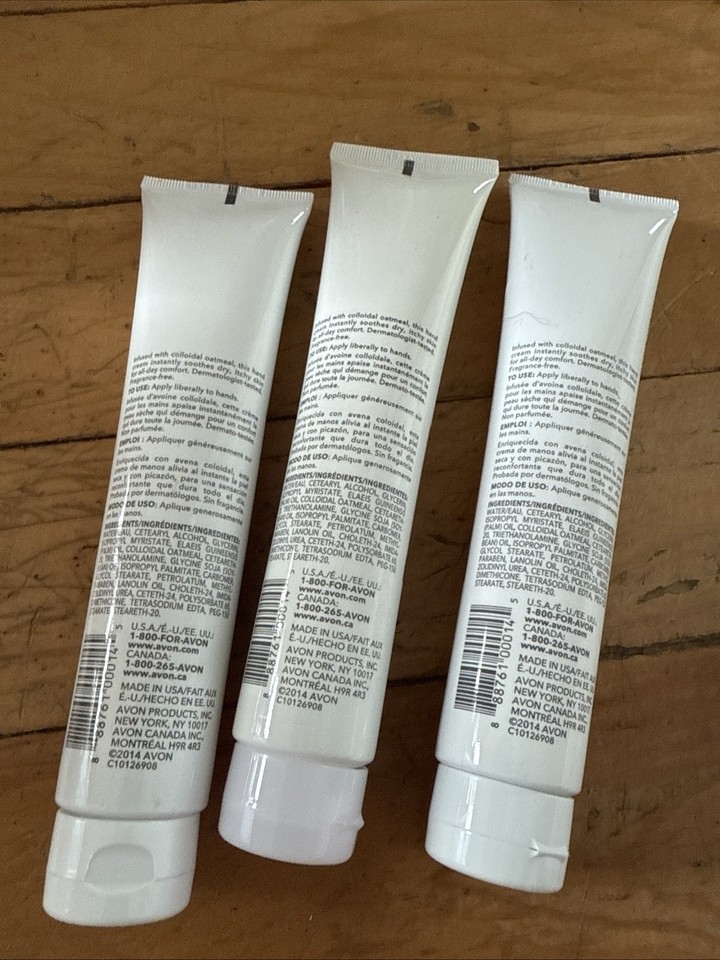 AVON Moisture Therapy Intensive Calming Relief Oatmeal Hand Cream 4.2oz ...