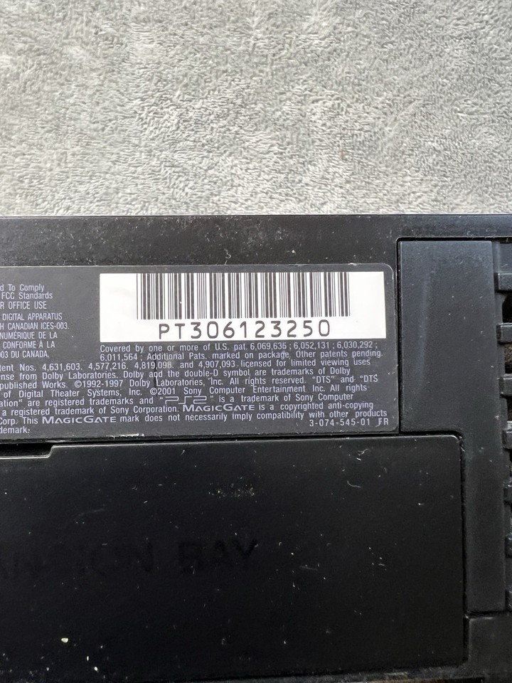 Sony Play Station 2 Ps2 Console Controller Work When Last Used Untested ...