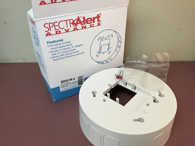 System Sensor SpectrAlert Advance BBSCW-2 white Back Box skirt /ceiling ...