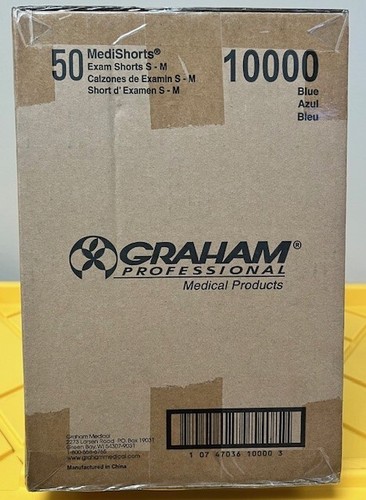 Graham Professional MediShorts - SM/MED - Box of 50 | eBay