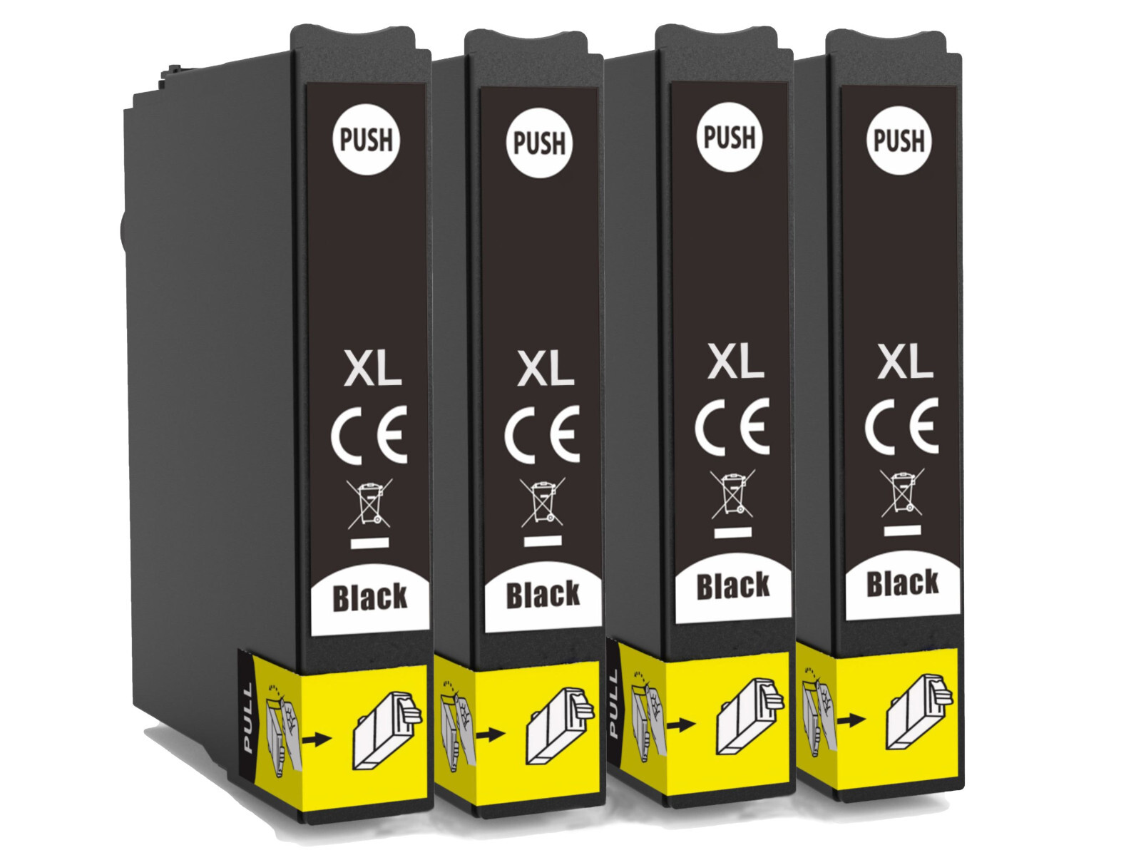 4 Black Ink Cartridges 604xl fits Epson XP-2200 XP-2205 XP-3200 XP3200 ...