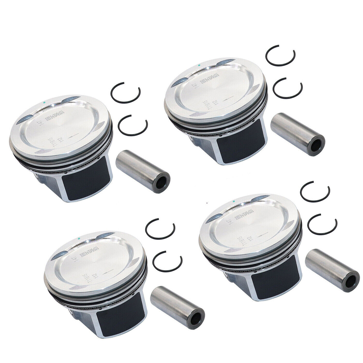 1.4L Set Pistons & Rings Kit For CHEVY CRUZE SONIC TRAX ENCORE 2011 ...
