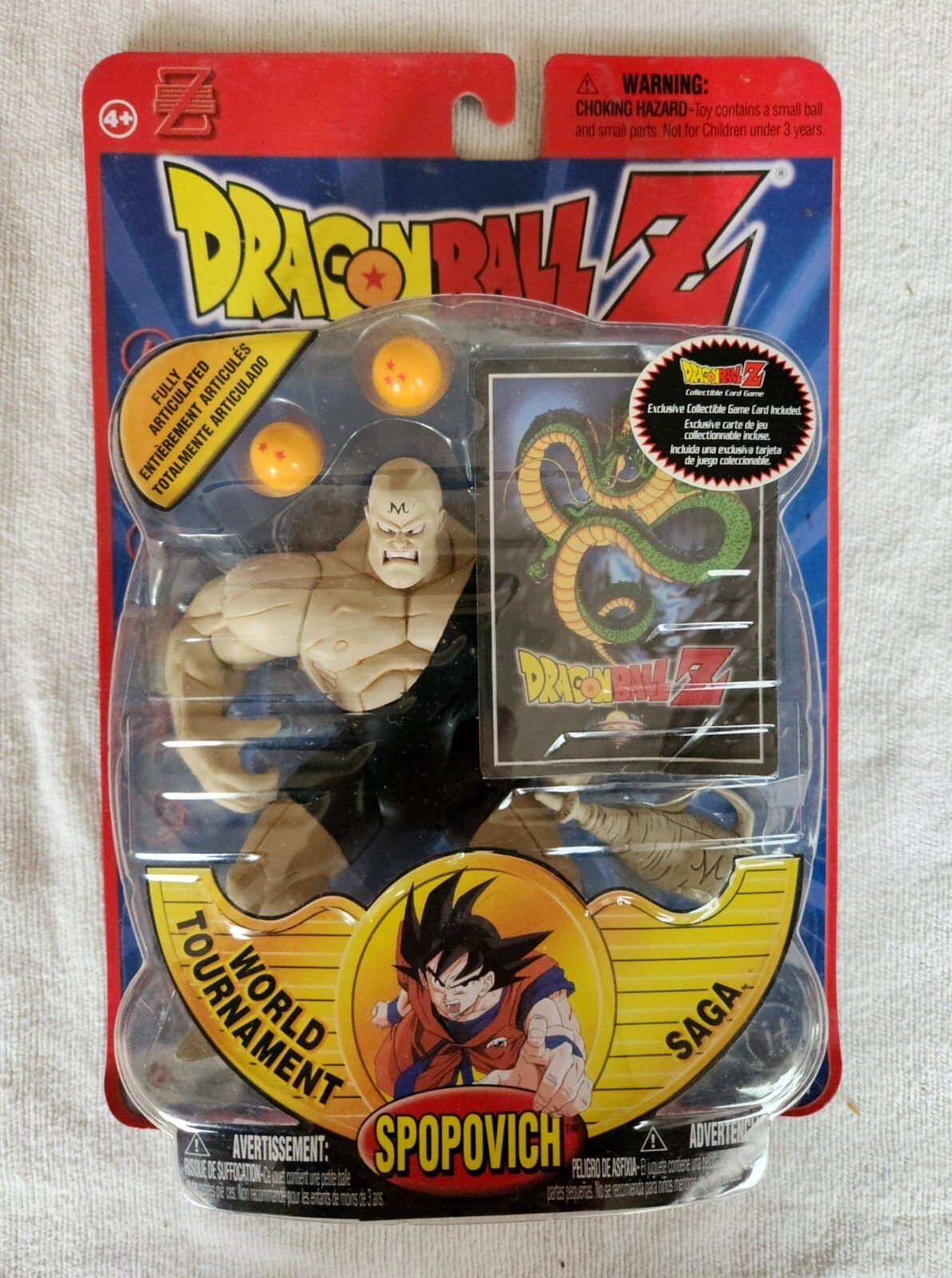 Irwin Toys: Dragon Ball Z Spopovich Action Figure, World Tournament ...