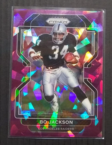 2021 Prizm Bo Jackson Purple Ice #ed 124/225 Raiders | eBay