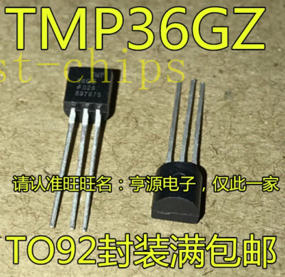 10PCS TMP36GT9Z TO-92 TMP36 TMP 36GZ Low Voltage Temperature Sensors # ...
