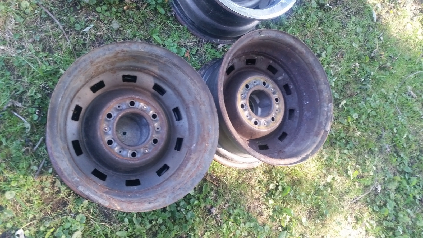 Set of 4 Vintage Genuine OEM GMC Chevy Truck 4x4 Rally 15x8 Steel ...