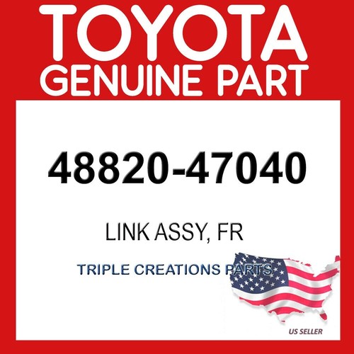 TOYOTA GENUINE 4882047040 LINK ASSY, FRONT STABILIZER, LH or RH 48820 ...