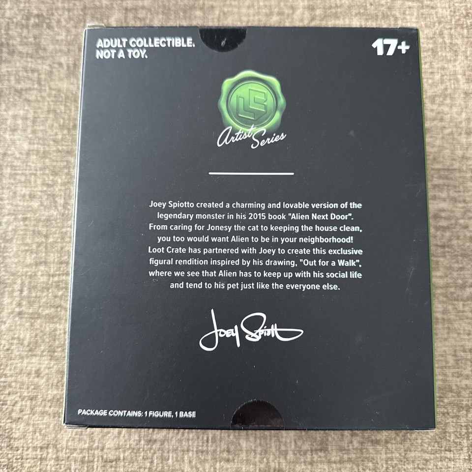 Alien Out For A Walk Jo3bot Artist Series Loot Crate Collectible Figure ...