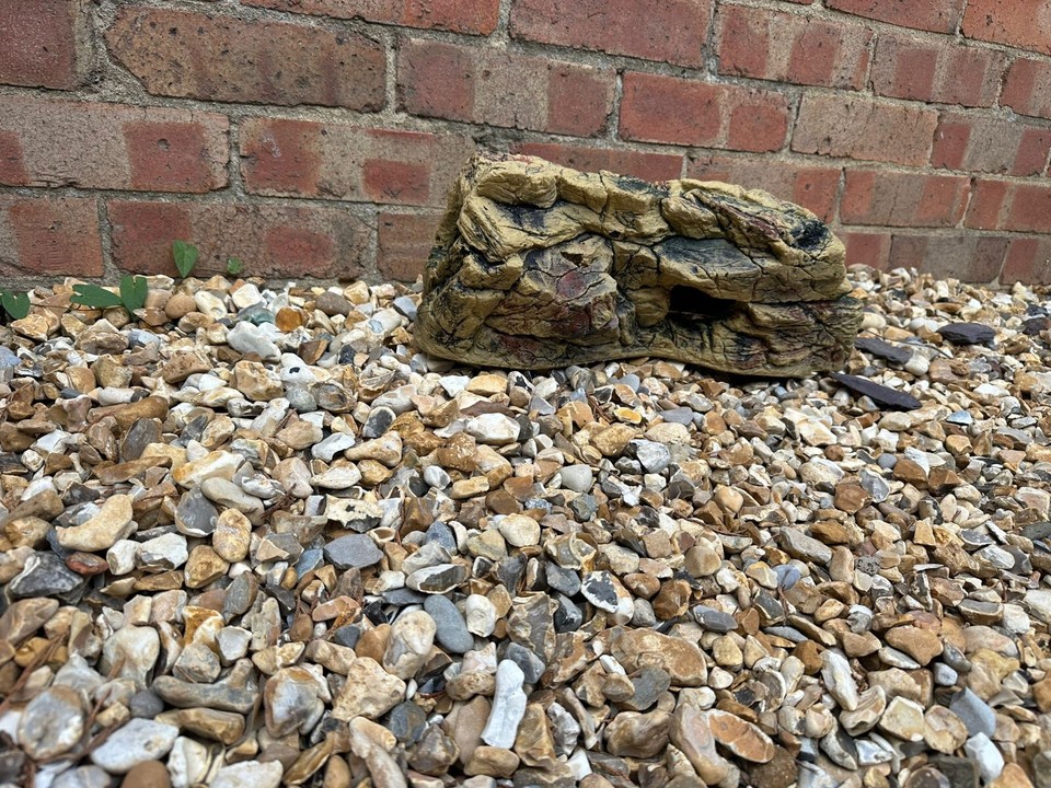 Aquarium Fish Tank Large long Cave Rock For Fish tank empty inside 42cm ...