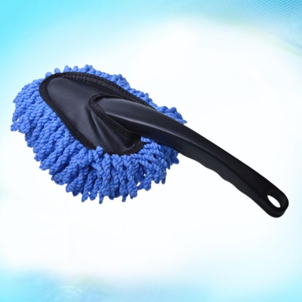 Blue Microfiber Duster for Car Interior Dusting and Home Cleaning ...