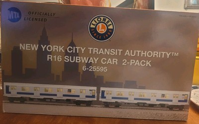 Lionel 6-25595 NYC Transit Authority R16 Subway Passenger Cars 2Pk. NIB ...