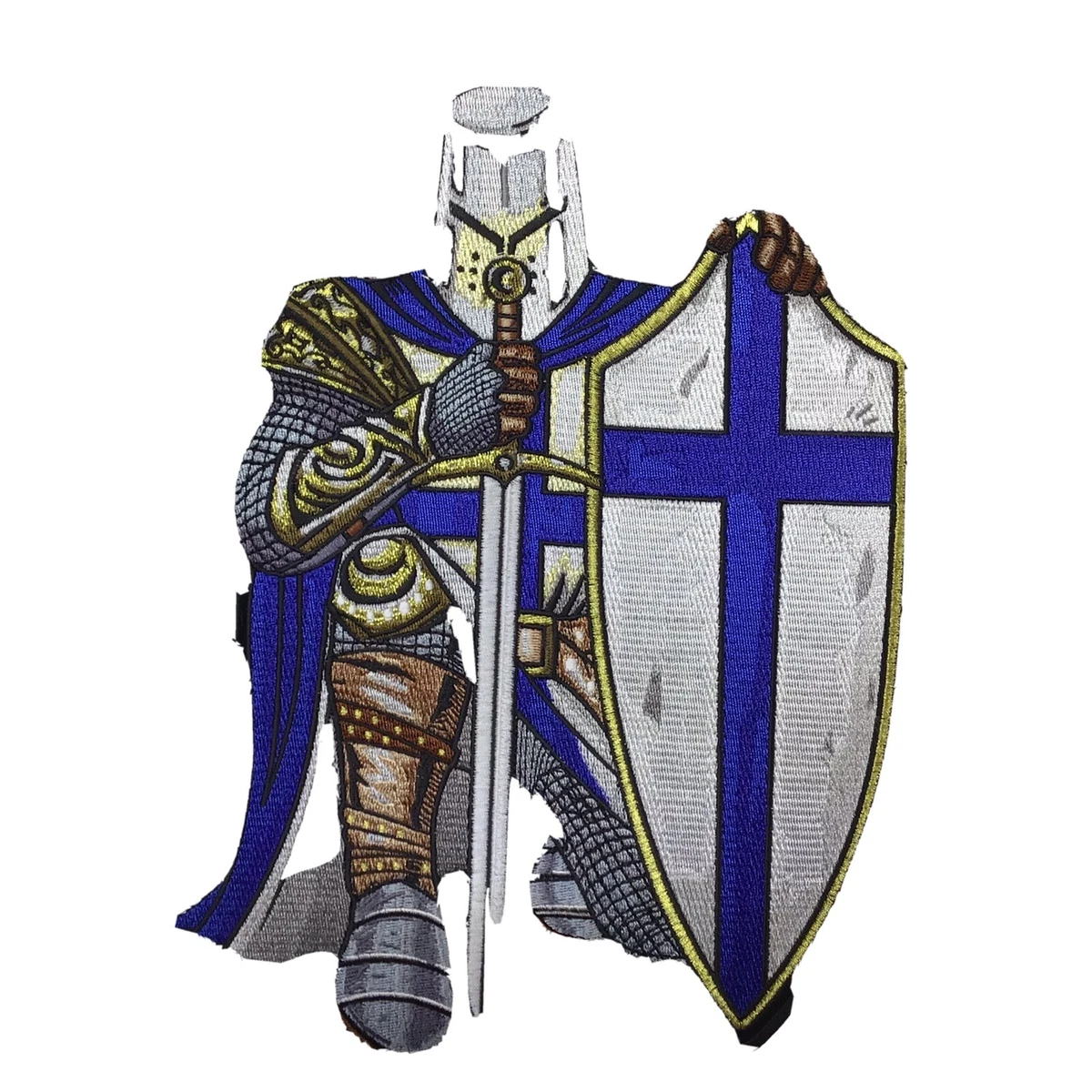 Knight Shield And Sword Logo