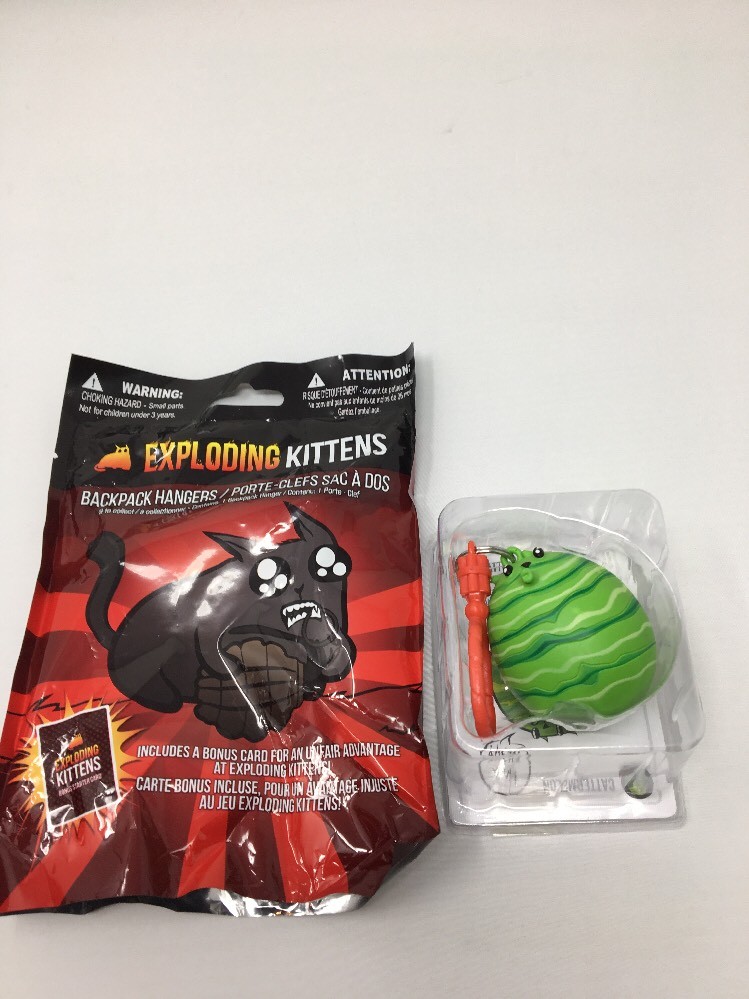 Exploding Kittens Backpack Hanger Key Chain - Cattermelon | eBay