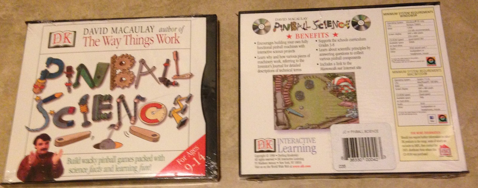 Pinball Science Design Build Pinball Games Win Mac PC CD Game NEW ...