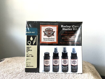 Harley Davidson Care Starter Kit Cleaner Wash Gloss Glaze Bug Remover ...