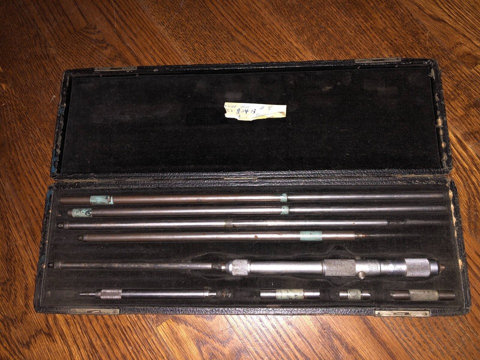 STARRETT 124C INSIDE MICROMETER SET | eBay