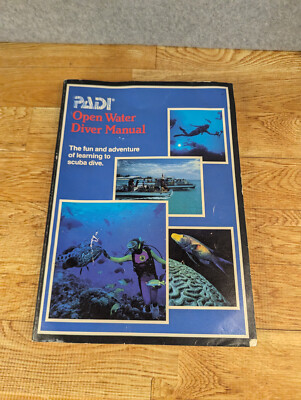 Padi Open Water Diver Manual 1990 PB Scuba Diving Snorkeling Book | eBay