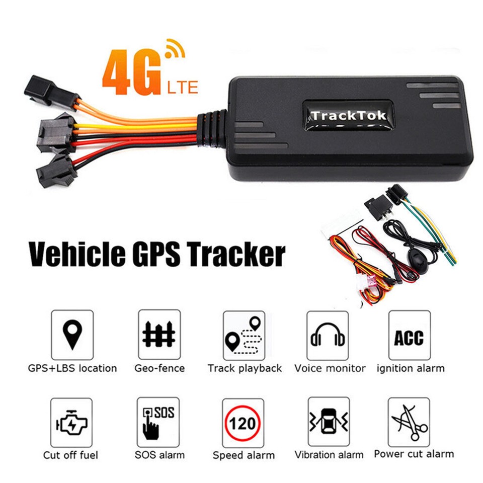 4G Real-time GPS Tracker Car Vehicle Anti Theft Tracking Device Alarm ...
