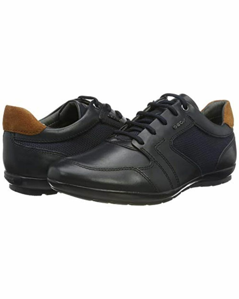 Geox Men's Uomo Symbol a Oxfords SIZE US 6 (EUR 39, 25.1 CM) Blue (Navy ...