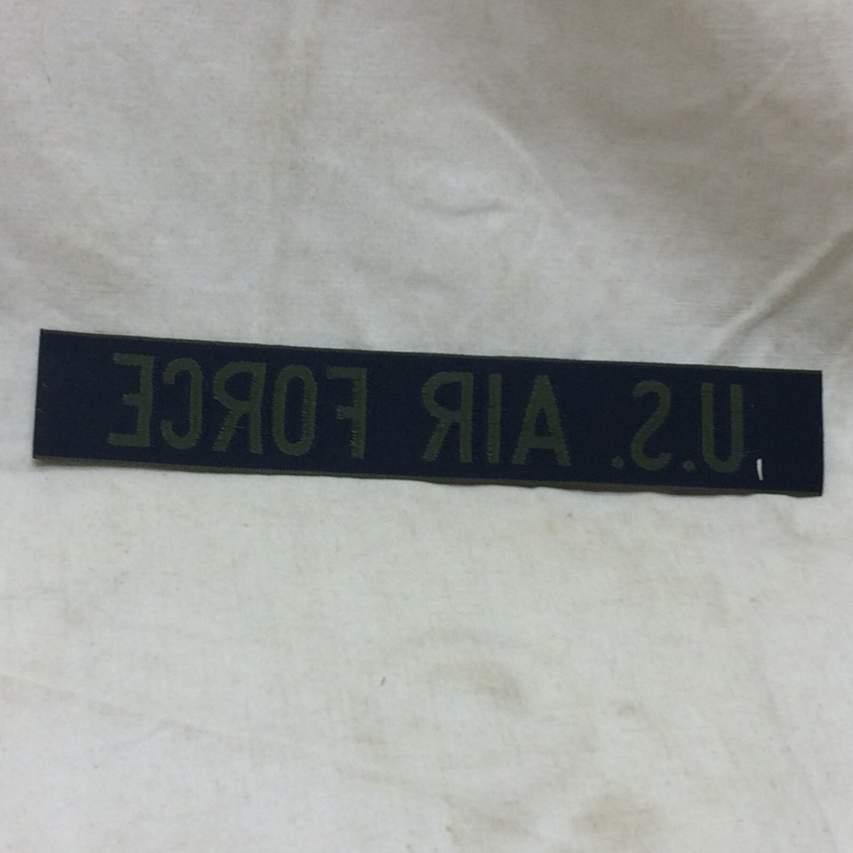 Military Patch Badge US Air Force Name Tape Olive Drab Variant U.S. OD ...