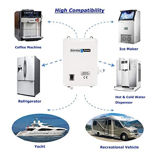 Bottle Water Dispenser Pump System Refrigerator Ice Maker RV 110V Dual ...