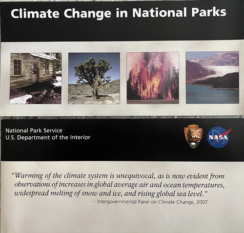CLIMATE CHANGE in NATIONAL PARKS NATIONAL PARK SERVICE UNIGRID BROCHURE ...