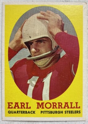 1958 Steelers Earl Morrall Topps Football Card 57 | eBay