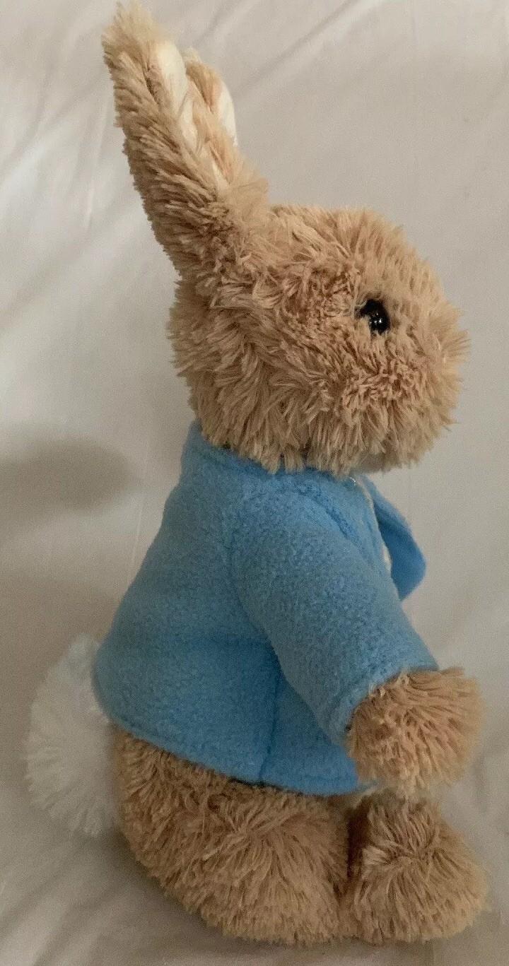 Peter Rabbit Gund Plush Bunny With Blue Jacket 8” Baby Toy | eBay