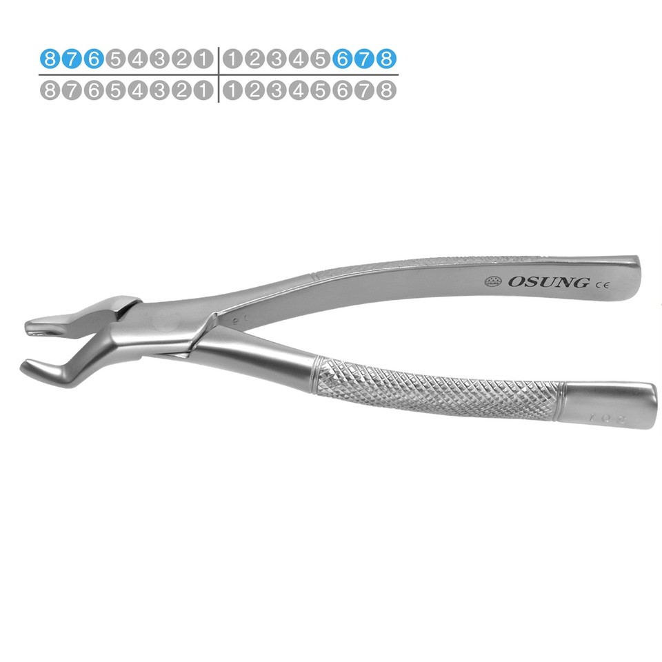Osung 10S Upper Molars Dental Extraction Forceps Premium -FX10S (#382 ...