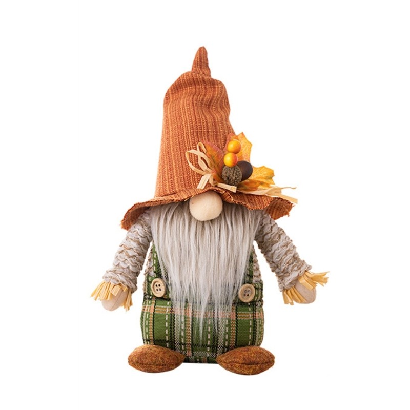 Thanksgiving Gnome Standing Maple Leaf Decorative Party Decoration ...