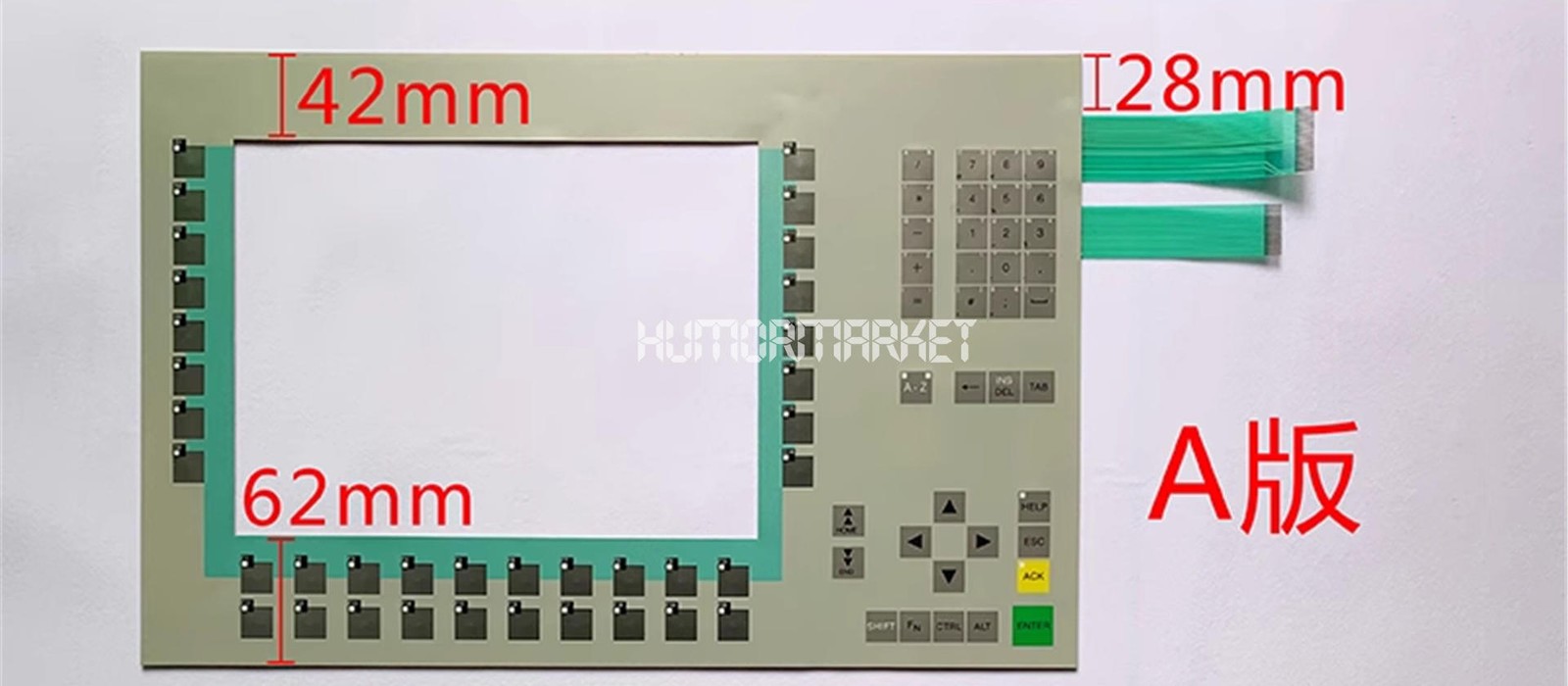 Membrane Keypad For siemens MP370-12 6AV6542-0DA10-0AX0 6AV6 542-0DA10 ...