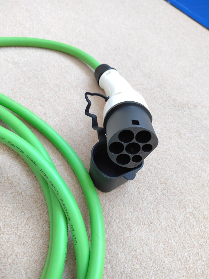 EV Electric Car Charging Cable 5m 32Amp Type 1 to Type 2 | eBay UK