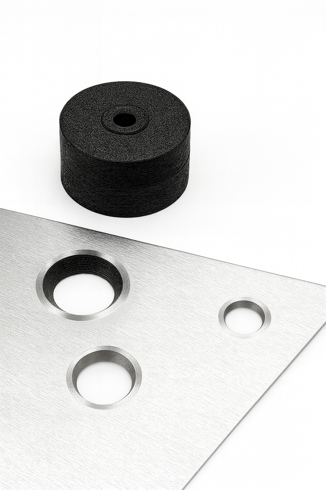 Sheet Metal Dimple Die (8 Sizes) - for Hydraulic Punch Driver Kit- Made ...