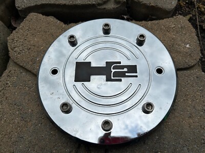 HUMMER H2 WHEEL CENTER CAP HEAVY CHROME ALLOY DIAMETER 8 3/4" | eBay
