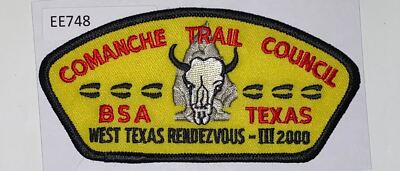 Boy Scout CSP Comanche Trail Council West Texas Rendezvous 2000 | eBay