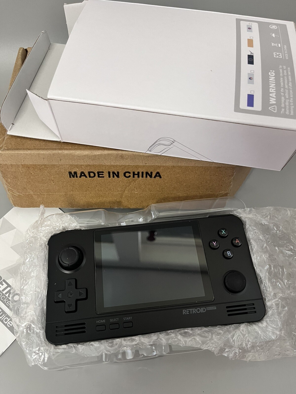 Retroid Pocket 2+ Plus Handheld Game Console (Black) with Original Box ...