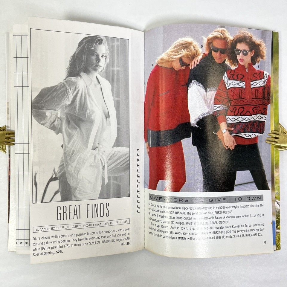 1986 Victoria's Secret GIFT ALBUM Catalog Sexy Lingerie Intimates ...