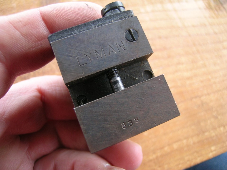 Lyman/Ideal 2 Cavity Bullet Mold Mould #358156 155 Grain GC/SWC 38/357 ...