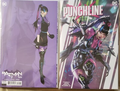 Batman #92 Jimenez 1:25 Variant Cover & Punchline #1 Kael Ngu Variant ...
